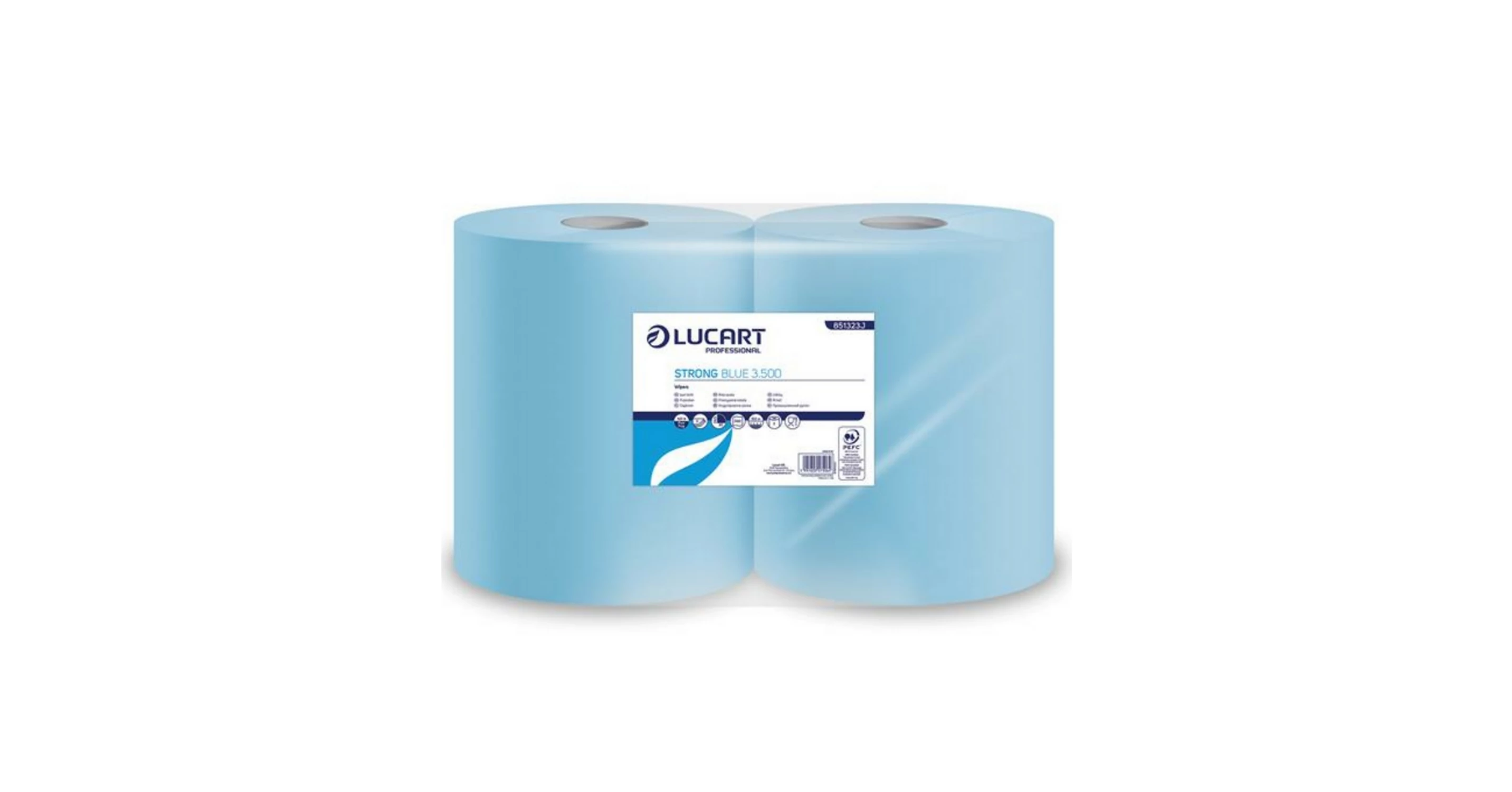 Ipari törlő 3 rétegű átmérő: 25 cm 500 lap/tekercs cellulóz kék 2 ...