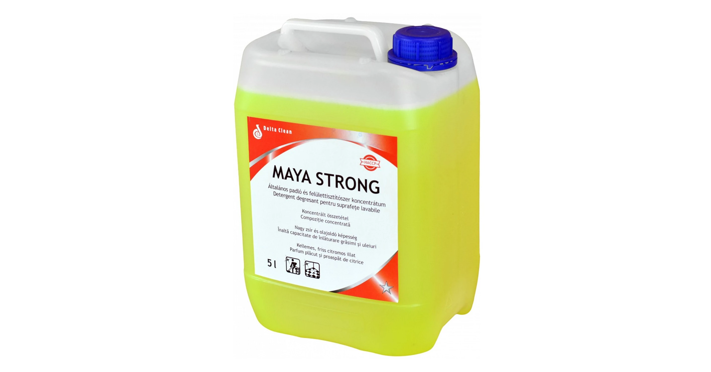 Padló- és felülettisztító koncentrátum erős zsíroldó hatással 5 liter ...